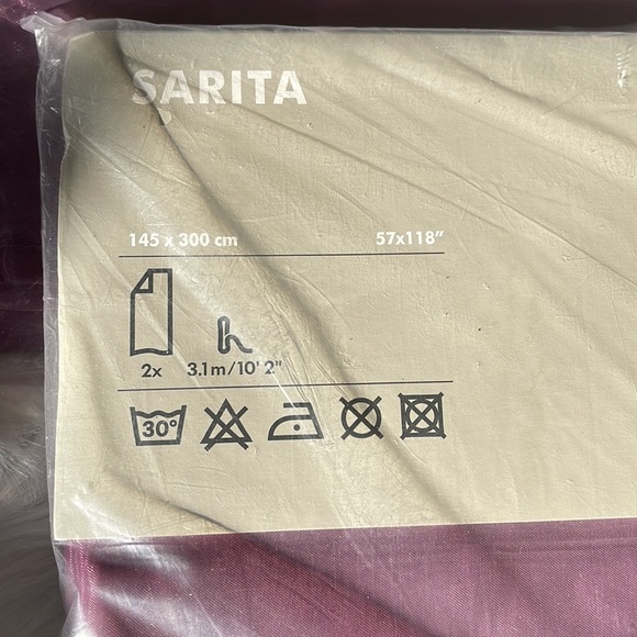 IKEA | Accents | New Ikea Sarita Sheers 2 Per Pack | Poshmark